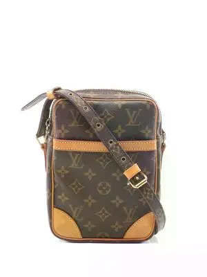 LOUIS VUITTON Danube Monogram Shoulder Bag - Brown