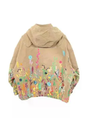 LOUIS VUITTON 2010s Runway Embroidered Floral Jacket