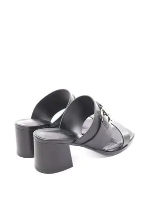 Hermès Buckled Block Heel Sandals
