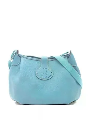 Hermès 1999 Leather Shoulder Bag - Blue