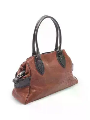 Fendi Grained Leather Tote Bag