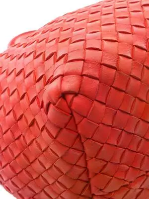 Bottega Veneta Hippopotamus Tote Bag - Red