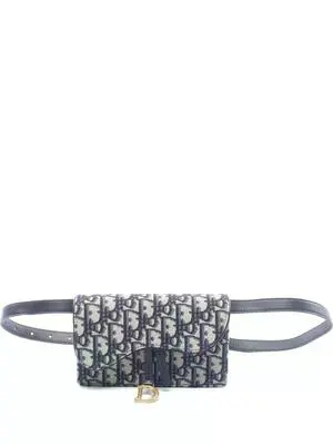 Dior Saddle Oblique Belt Bag - Blue