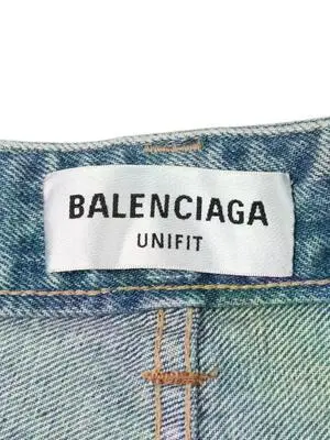 Balenciaga Logo Waist Baggy Jeans