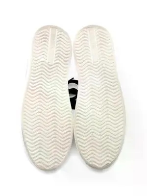 Prada Leather Debossed Triangle Logo Low-top Sneakers
