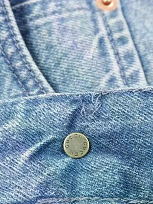 Gucci Strawberry Embroidered Jeans