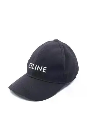 Celine Logo-embroidered Baseball Cap