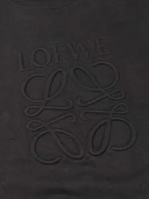 Loewe Cotton Logo Detail Sweatshirt