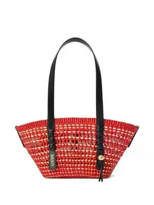 Loewe Small Braid Basket Bag - Red