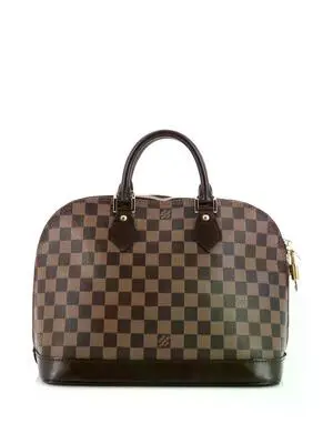 LOUIS VUITTON Vintage Alma Handbag Damier Pm Satchel