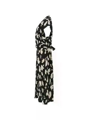 Proenza Schouler Floral-print Crepe Belted Dress