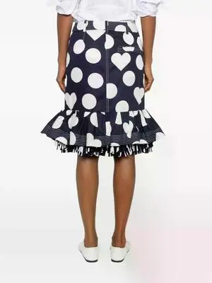 Jacquemus La Jupe Cabana Ruffled-hem Midi Skirt