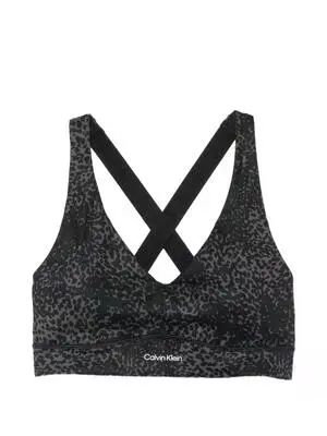 Calvin Klein Leopard-print Sports Bra