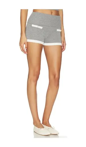 NANA JACQUELINE Millie Knit Shorts - Grey