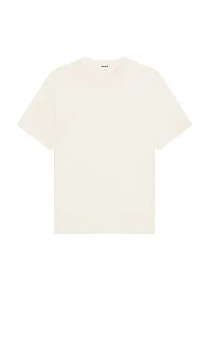 ASHER Noah Supima Tee In Cream - Bone