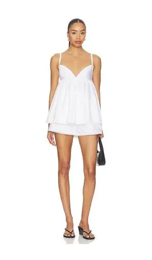 L'academie Lillie Poplin Top