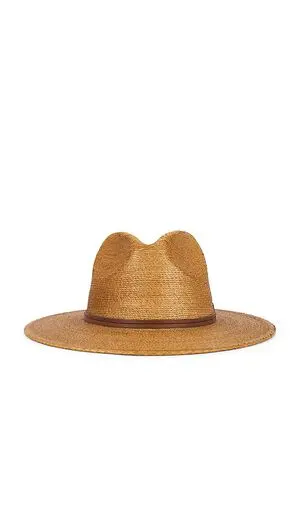HEMLOCK HAT CO Botero Fedora Hat - Saddle