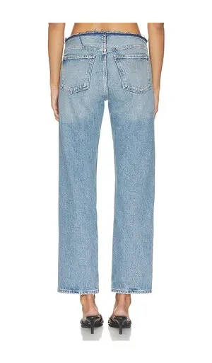 AGOLDE Fray Slim Crop Jeans