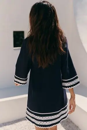Endless Rose Shirtdress - Navy
