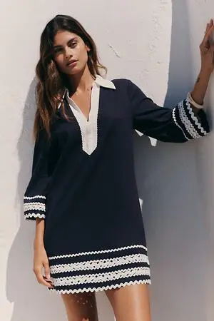 Endless Rose Shirtdress - Navy