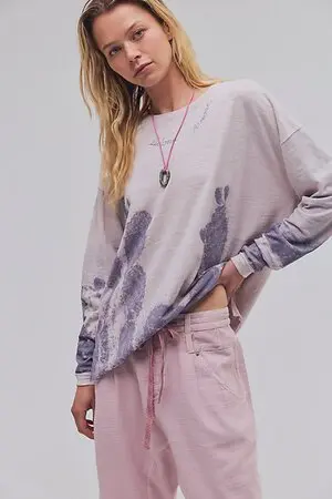 Free People We The Free Kai Long-sleeve Top - Cactus Combo