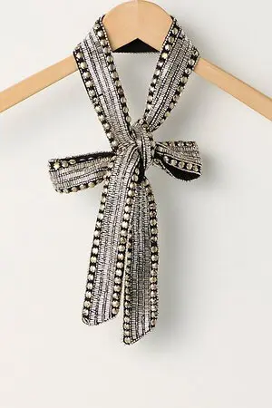 Free People Billie Embellished Skinny Scarf