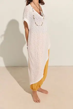 Free People Textured Asymmetrical Tunic