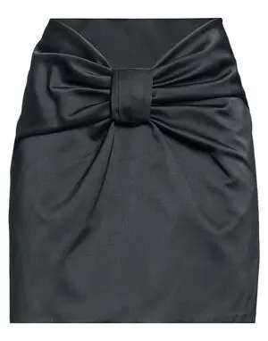 N°21 Satin Bow Detailed Mini Skirt
