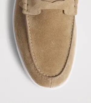 CHRISTIAN LOUBOUTIN The Harold I Suede Loafers - Beige