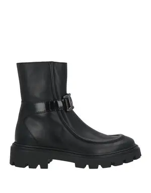 TOD'S Leather Ankle Boots With Embellished Detail
