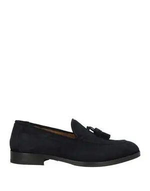 TESTONI Midnight Calfskin Loafers - Blue