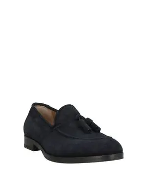 TESTONI Midnight Calfskin Loafers - Blue