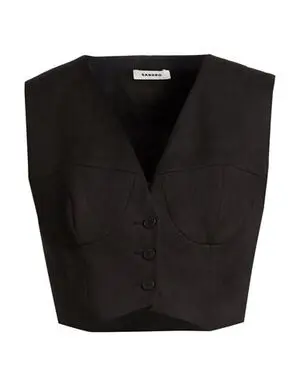 Sandro Button Detailed Vests For Women