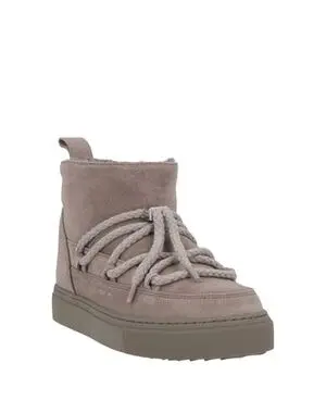 Inuikii Padded Leather Ankle Boots With Sherpa Interior