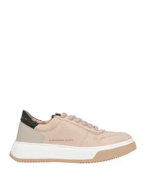 ALEXANDER SMITH Low-top Sneakers With Glitter Appliqués - Blush