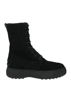 TOD'S Leather Ankle Boots - Black
