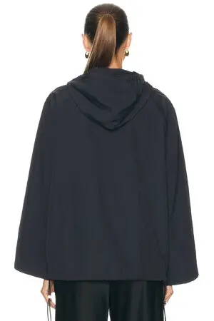 Donni. Nylon Anorak Jacket With Half Zip Closure