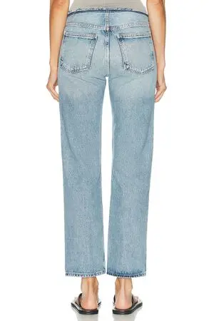 AGOLDE Fray Slim Crop Jeans