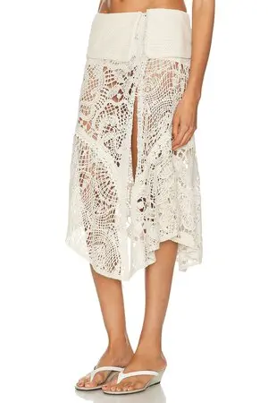 SIEDRES Rita Crochet Knit Skirt