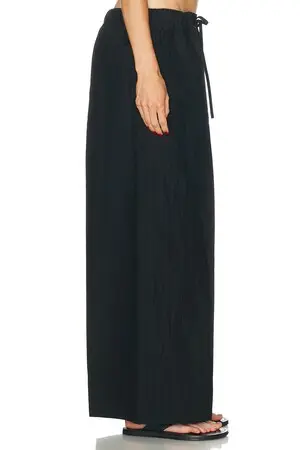 TOTEME Wide Leg Pants - Black
