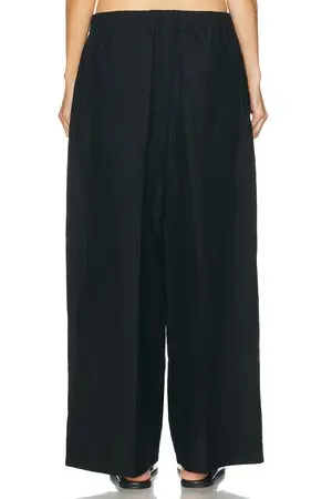 TOTEME Wide Leg Pants - Black