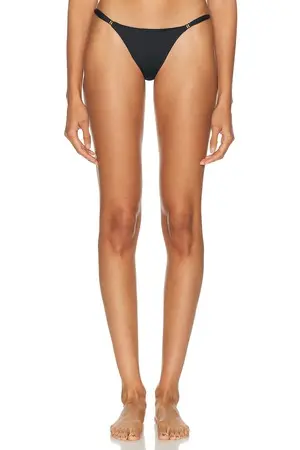 SKIMS Iconic Swim Bikini Bottom - Obsidian