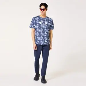 Oakley Enhance Qdevo Ss Tee Graphic 5.0 - Blue