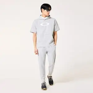 Oakley Enhance Qd Fleece Short Sleeve Hooded Pullover - Grey