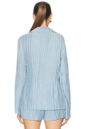 Cult Gaia Clarabelle Pleated Blouse