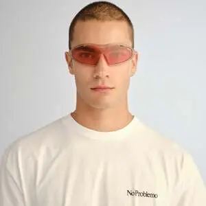 Le Specs Flux Wrap-around Shield Sunglasses