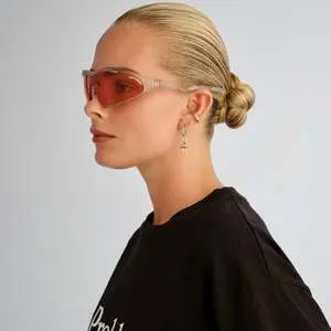 Le Specs Flux Wrap-around Shield Sunglasses