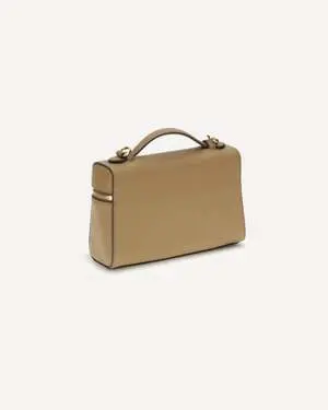 Tory Burch Romy Slim Top Handle Bag - Beige