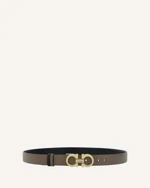 FERRAGAMO Reversible Gancini Buckle Belt
