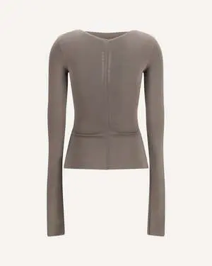 Rick Owens Temple Fitted Top - Grey